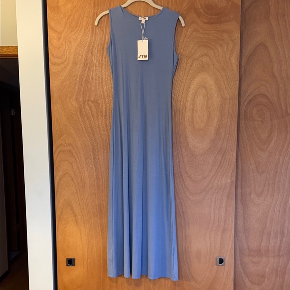 See You Monday | Dresses | See You Monday Sleeveless Blue Maxi Dress ...